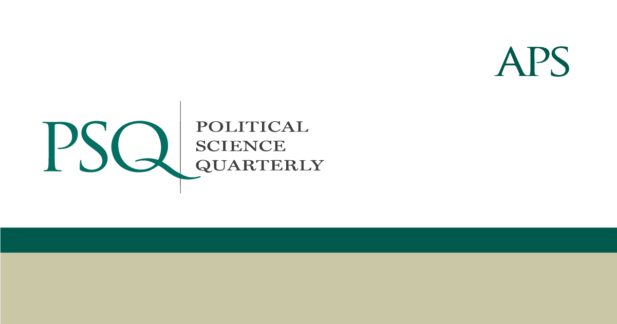 Political Science Quarterly | Oxford Academic